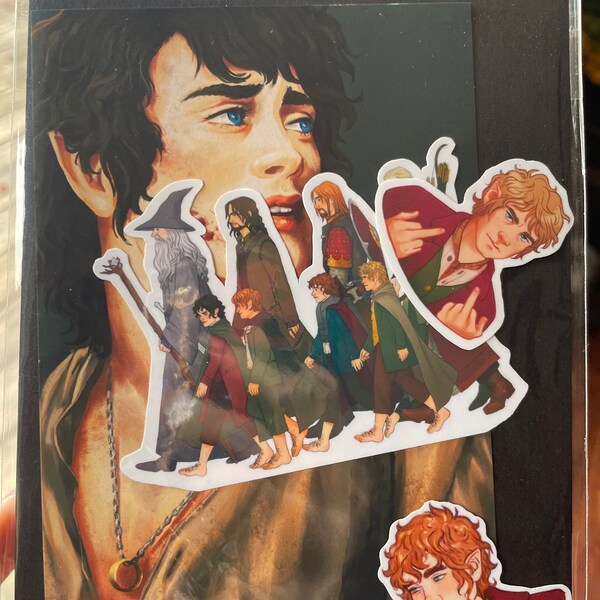 Lord of the Rings the Hobbit Tolkien Stickers - Etsy
