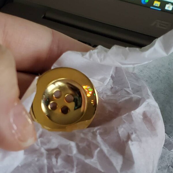 Button Sets: "eye" Look Buttons, 1/2 Inch Size, Tan or Black, Set of 9 ...