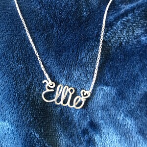 Oui Necklace 14k gold Personalized Jewelry for Women French | Etsy