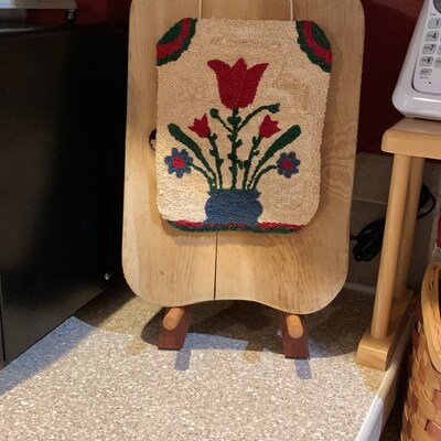 Primitive Punch Needle Kit Sheep With Fall Banner Needle Punch Pattern ...