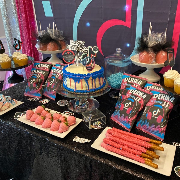 Musical Chip Bag Printable, Musical Favor Bag, Musical Birthday, Dance ...