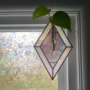 Stained Glass Window Hanging Panel Moon and Stars Night Sky Celestial ...