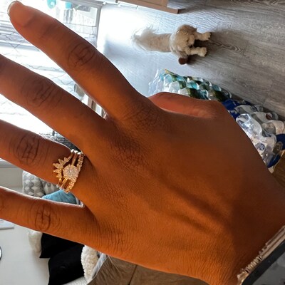 Layla Crown 14K Gold Diamond Contour Band Crown Curved - Etsy