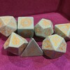 Red DND D6, D20 Dice, Fire Red Sharp Edge D&D Dice Full Set, Dungeons ...