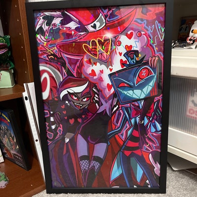 The Vees 11x17 Holographic Art Print Hazbin Hotel - Etsy