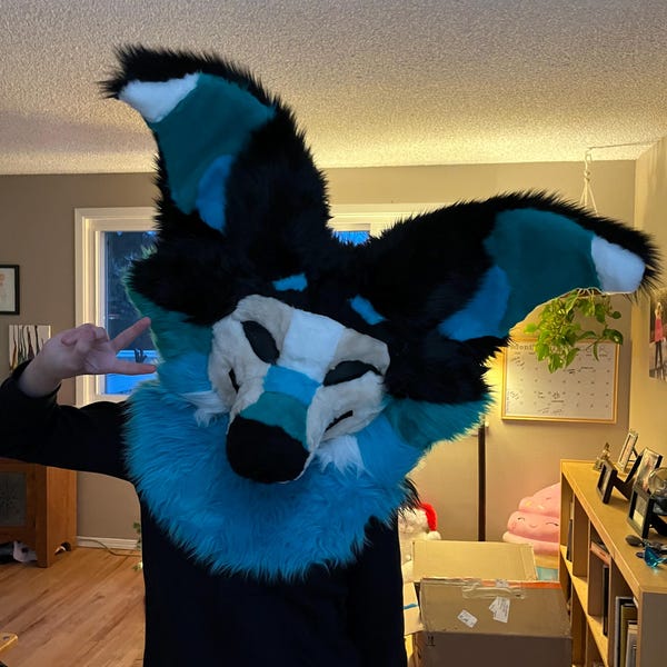 Sabertooth Tiger Fursuit Headbase Moving Jaw (made to Order) - Etsy