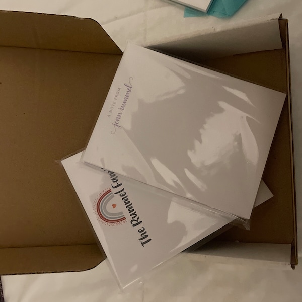 Personalized Modern Calligraphy Script Notepad, Custom A Note From ...