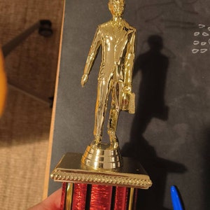 Fine Work Dundie Award Trophy the Office TV Show Dundies Prop Dundee ...