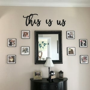This is Us Sign This is Us Wall Decor This Us Wall Hanging | Etsy