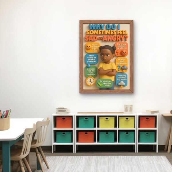 School Classroom Back to School Mockup, Elementary Class Room Polka Dot ...
