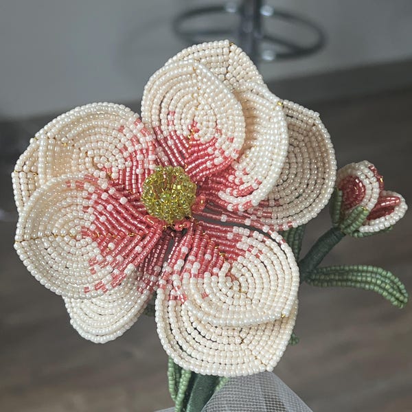 Custom Beaded Flower Bouquet - Etsy