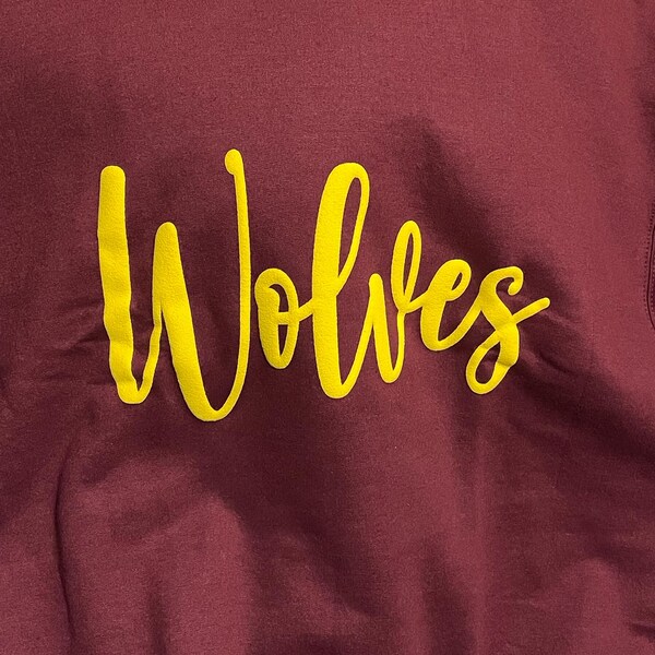 Custom Foil Puff Game Day Tee Mascot Comfort Colors Spirit Shirt Team ...