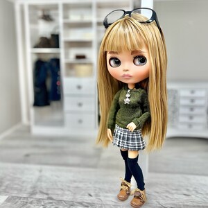 Skinny Dress in Shiny Pearl Color for Pullip Blythe Obitsu - Etsy