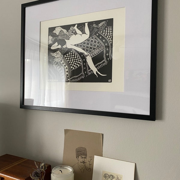 Un’ichi Hiratsuka: Stepping Stone - Screenprint - Handmade Print ...