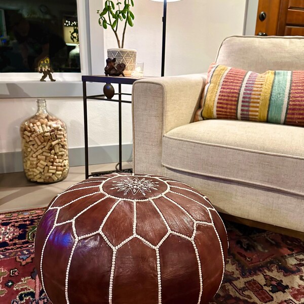 Moroccan Lounge Chair - Handcrafted Moroccan Colors - Mid-century ...