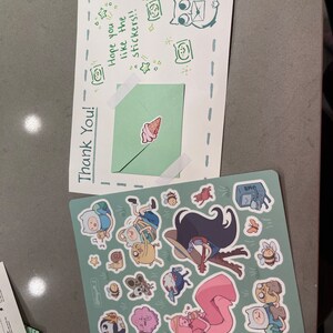 Adventure Time Sticker Sheet - Etsy