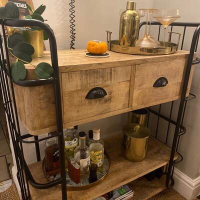 XL Reclaimed Wooden Drinks Cabinet Bar / Storage Cupboard - Etsy UK