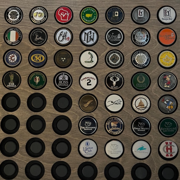 USA Map Magnetic Poker Chip Motorcycle Display Fits 50 Harley-davidson ...