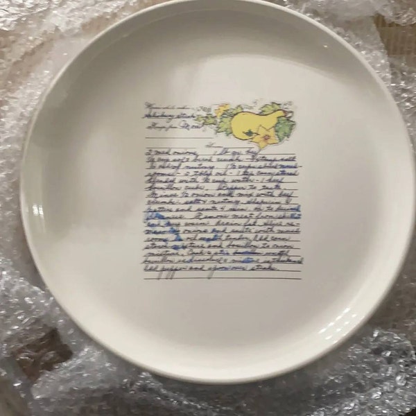 Ceramic Handwritten Recipe Plate Gift, Family Recipe Platter, Gift for ...