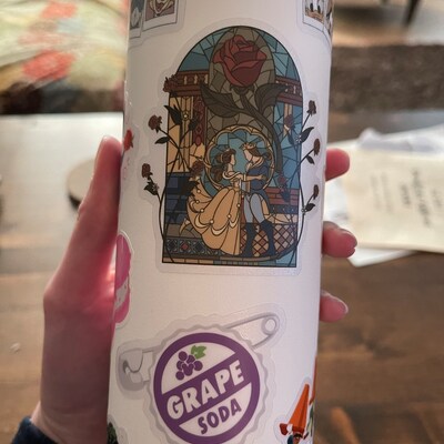 Grape Soda Pin Hidden Mickey Transparent Laptop Sticker/ Pixar Disney ...