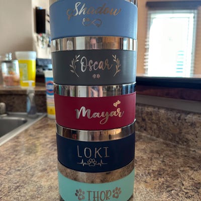 Personalized Pet Drink Stir Stick Custom Acrylic Printing Dog Cat Drink ...