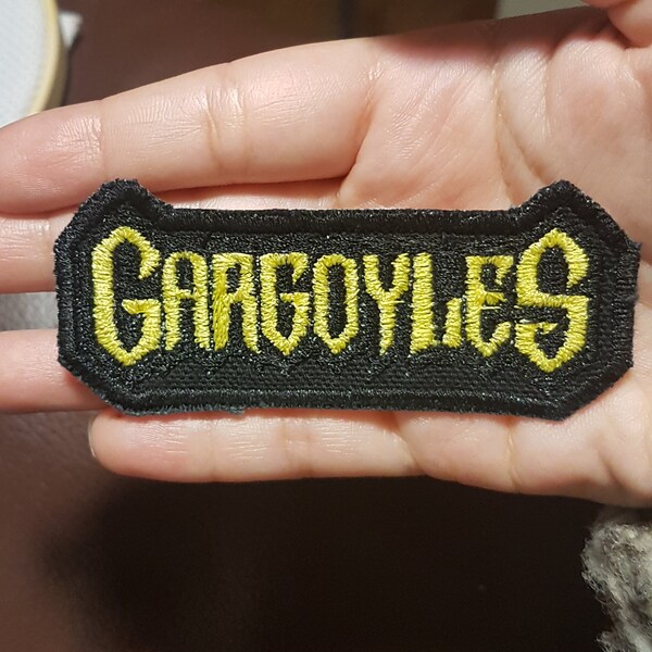 Gargoyles Title Ready to Iron on or Sew on Patch - Etsy