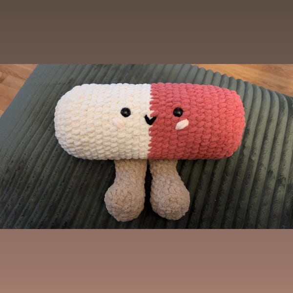 Piper the Pill Pal Crochet Amigurumi English Pattern US Terminology ...