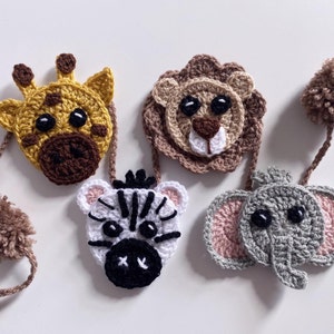 Animals of Africa Applique Pack Crochet Pattern Digital Download - Etsy