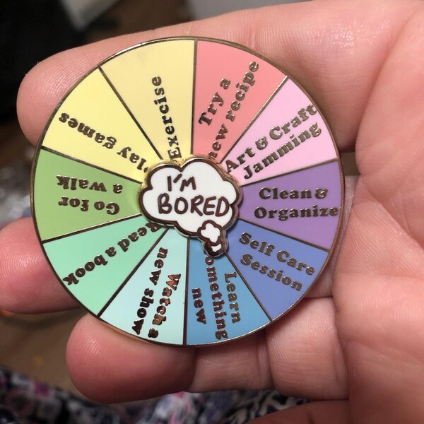 The Original Mood Tracker Sliding Enamel Pin, Interactive Enamel Pins ...