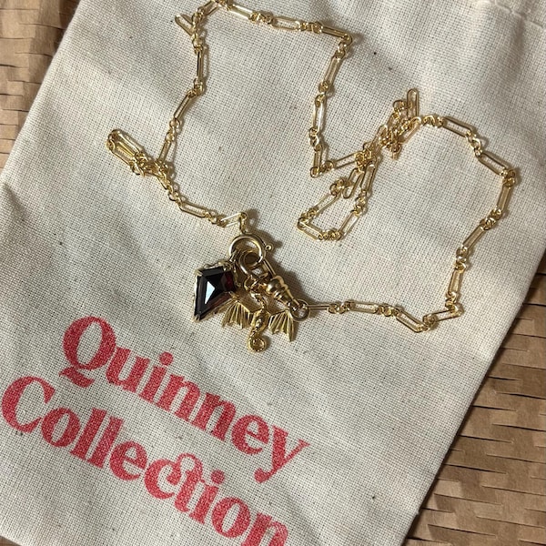 Charm Holder Necklace Watch Chain Albert Necklace Vintage Gold Chain ...