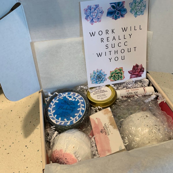 Coworker Gift Box, Work Will Really Succ Without You, Coworker Leaving ...