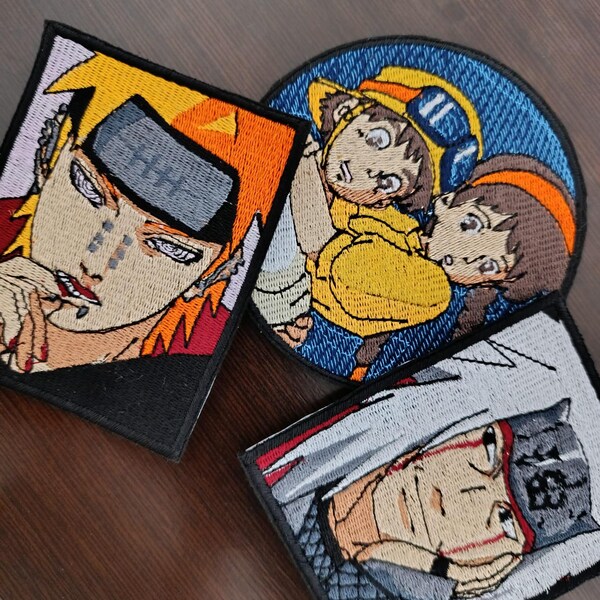 Embroidered Patch Ninja Anime Inspired - Etsy