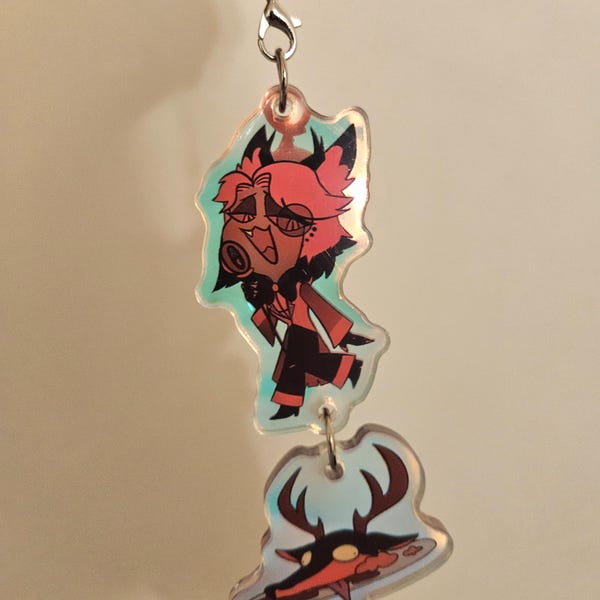 Holographic Voxval Acrylic Charms - Etsy UK