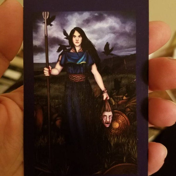 Morrigan Prayer Card - Etsy
