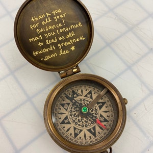 Personalized Antique Vintage Nautical Compass / 100 Years | Etsy