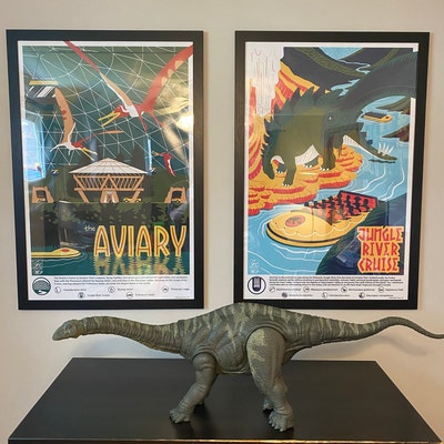 Jurassic Park Poster Collection Wall Hangings Art - Etsy