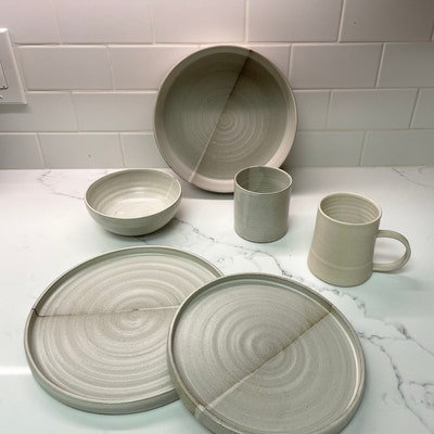 Mix and Match Set of Dinnerware, Set of Main Course Plates, Dinner ...