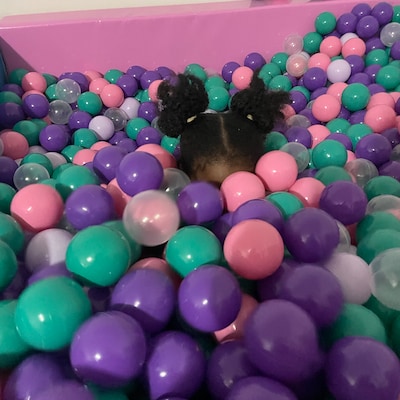 Soft Plastic Ball Pit Balls, No Sharp Edges, Non Toxic, Phthalate & BPA ...