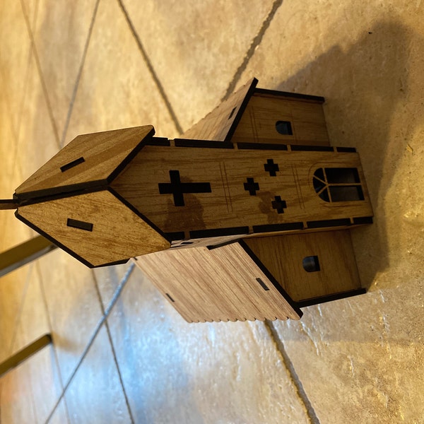 Church - Laser Files - Building Modelling - Custom Files for Laser ...