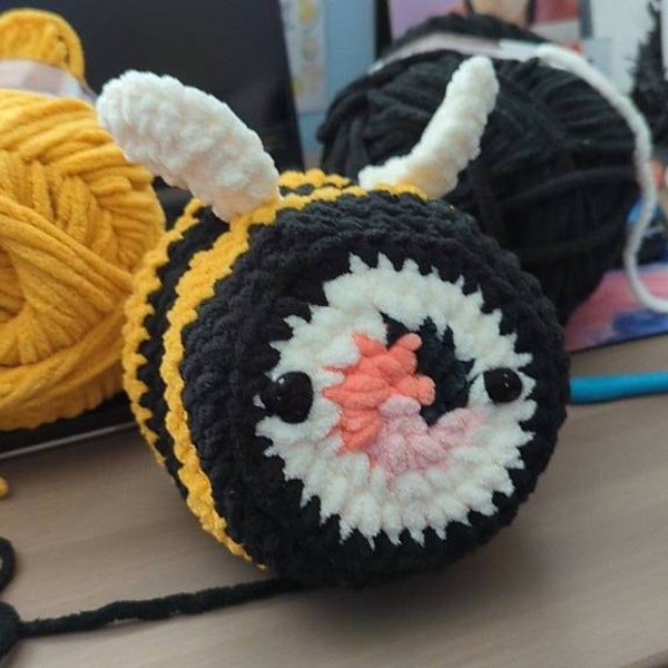 Wasabee the Sushi Bee Crochet Pattern | Amigurumi Pattern - Etsy