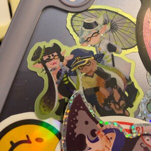 Splatoon 3 Squid Sisters and Captain Sticker - Etsy