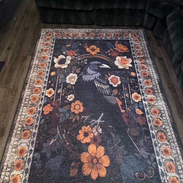 Vintage Farmhouse Decor Pig Rug, Cute Animal Rug for Maximalist Home ...