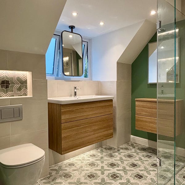 Ceiling Mount Bathroom Mirror: Curved Rectangular Metal Frame ...
