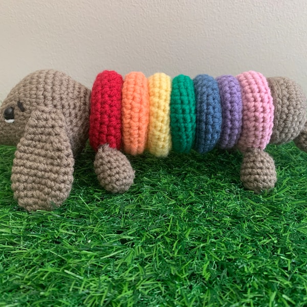Dog Crochet Amigurumi Pattern, Playset, Stacking Toy, Interactive ...