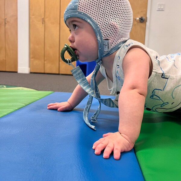 Baby Hat, Lilac Rib, With Mesh Hearing Aid Hat, Toddler Hat, Hat With ...