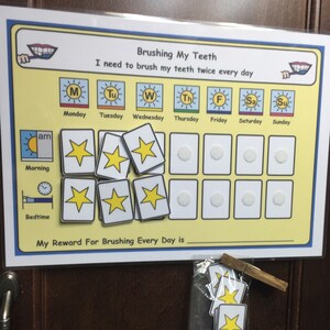Stars Behaviour Reward Chart for SEN/ Visual - Etsy
