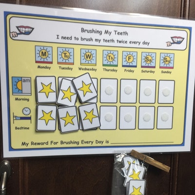 Stars Behaviour Reward Chart for SEN/ Visual - Etsy