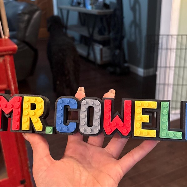 Kids Bedroom Decor Wall Letters for Playroom or Bedroom Wall Letter ...