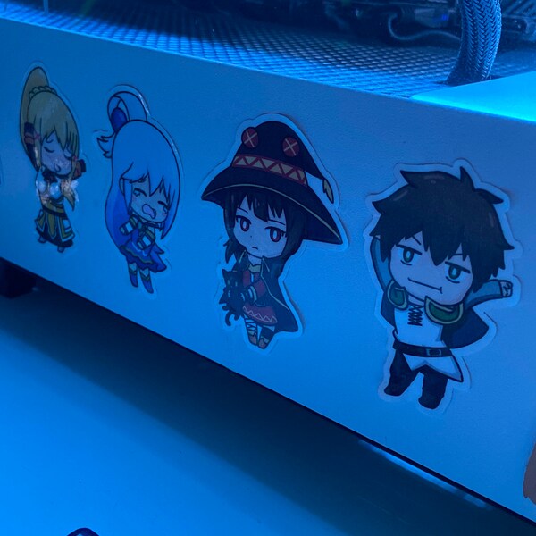 Konosuba Dance Laminated Stickers - Etsy