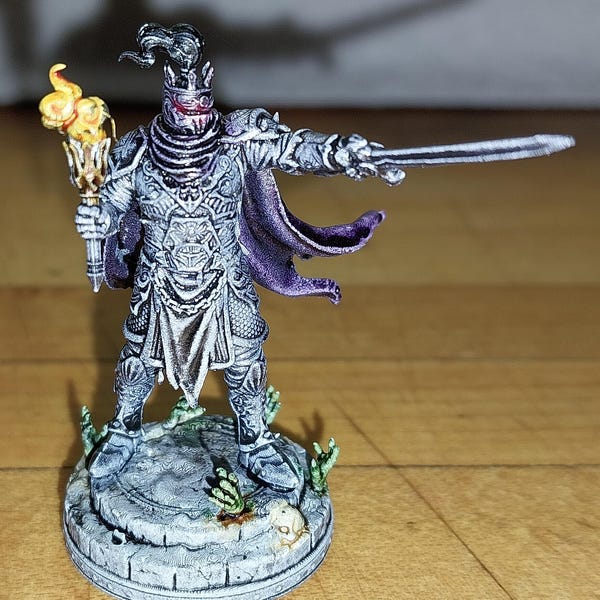 Orc Orog / Half-orc Fighter Barbarian DND Resin 28mm Scale Dungeons ...